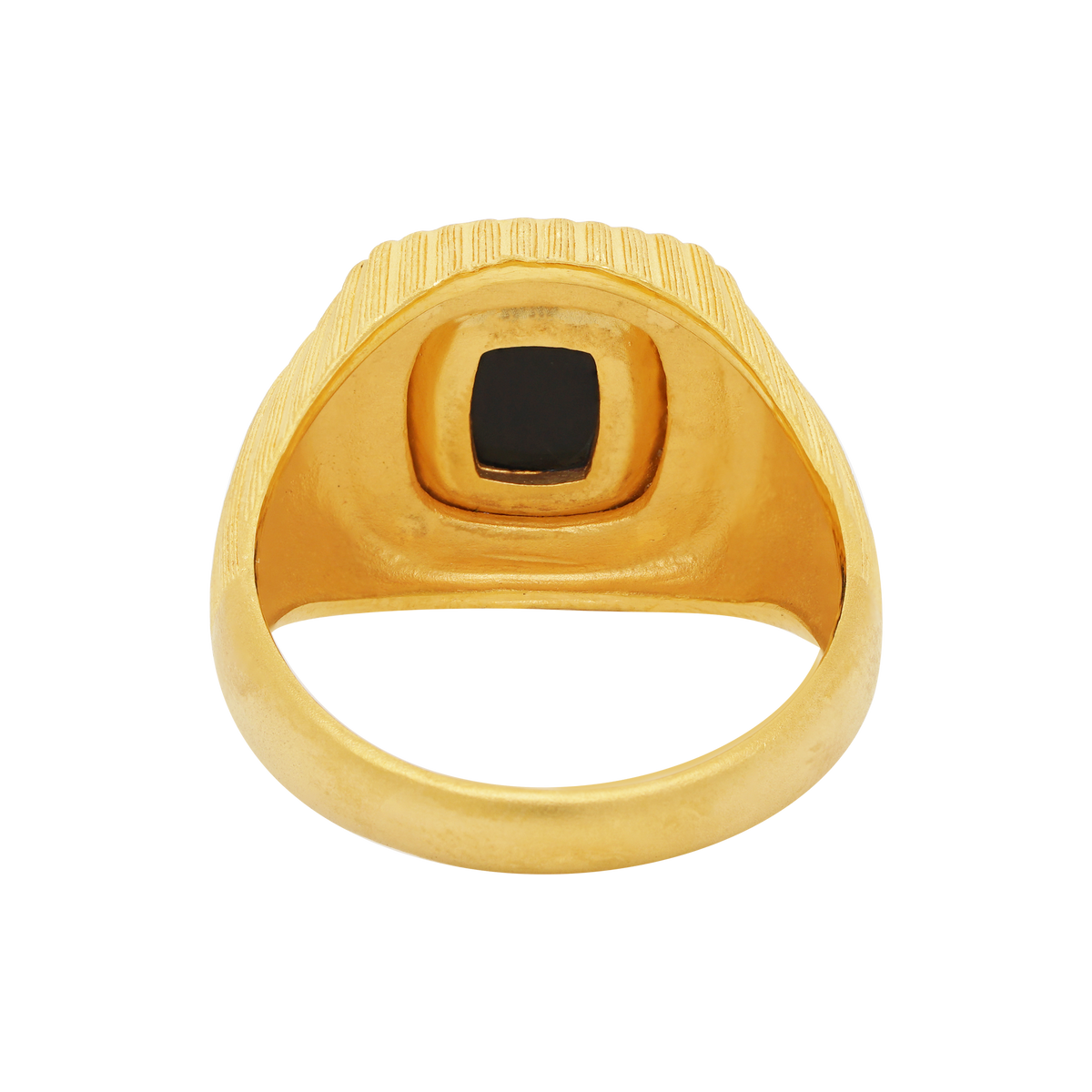 Prima Gold Onyx withChampagne Diamond Man Ring 165R0561-02 – Aora Jewelry