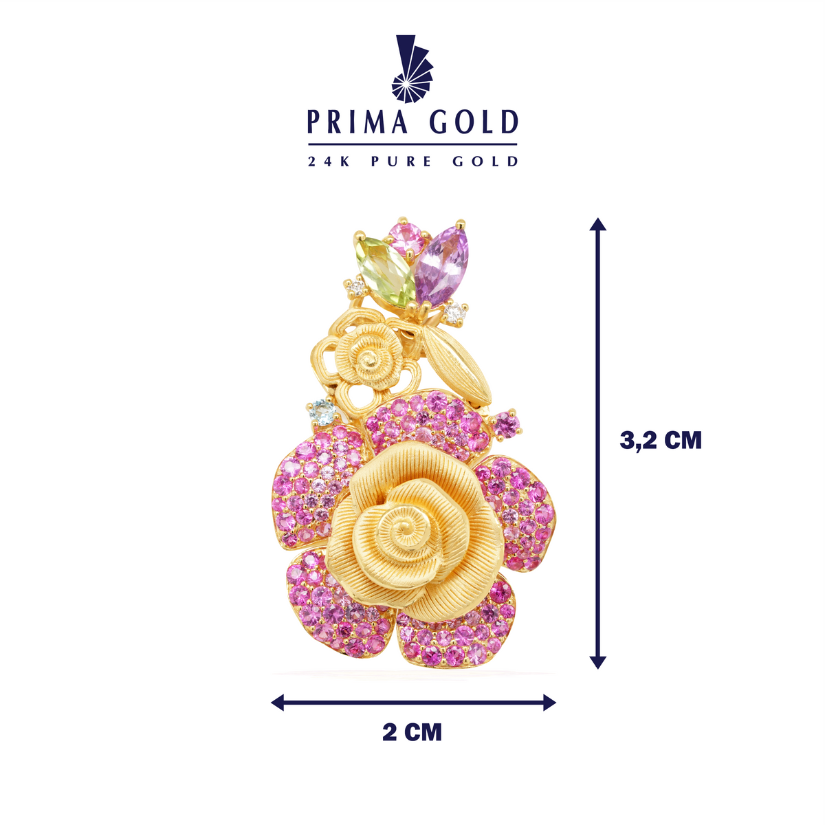 Prima Gold Pendant 165P0536-01 – Aora Jewelry